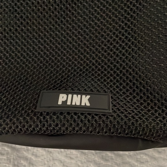 PINK Victoria's Secret | Bags | Pink Cinch Bag Black Excellent ...